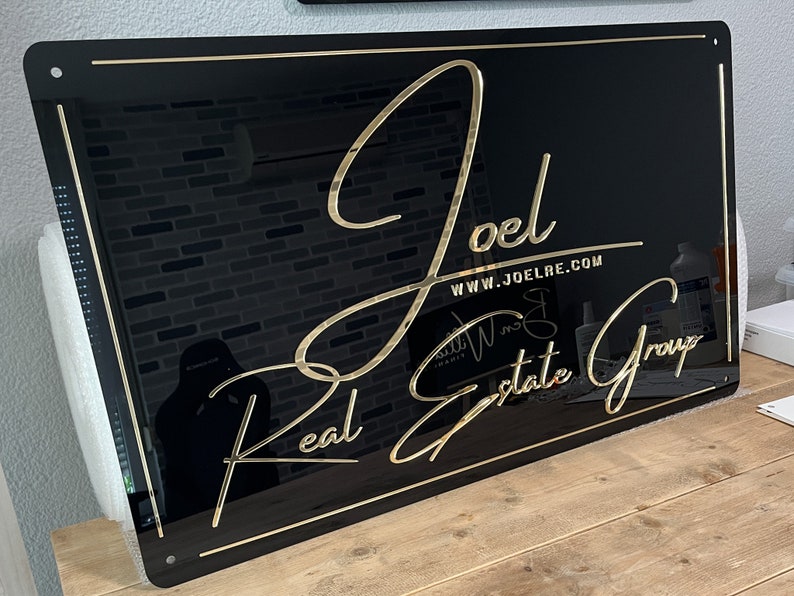 Unique Custom Made Business Sign for Your Company With Stand - Etsy