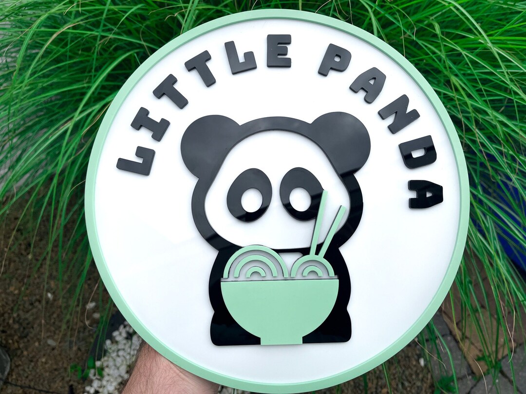 Custom Round Sign for Small Business With Stand Offs, Personalized Logo ...