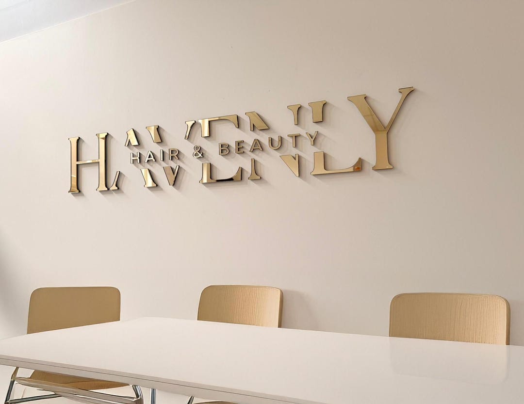 Large Wall Business Sign, Entryway or Lobby Sign – Choose Your Font ...