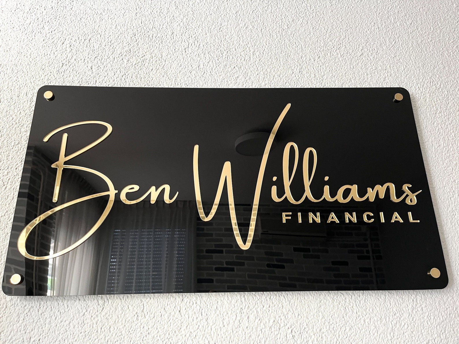 Unique Custom Made Business Sign for Your Company With Stand - Etsy