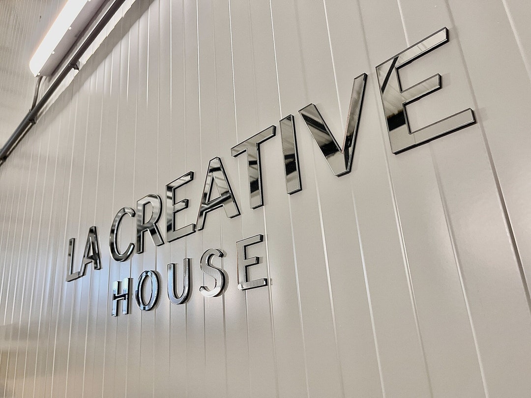 Large Business Sign for Wall , Custom Entryway Sign , Double Sided Tape ...