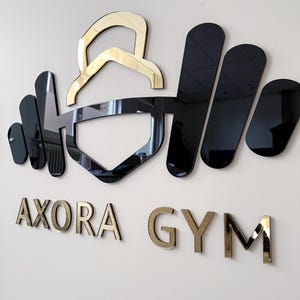Custom Gym Club Sign, Large Business Sign for Wall, Workout Rooms ...