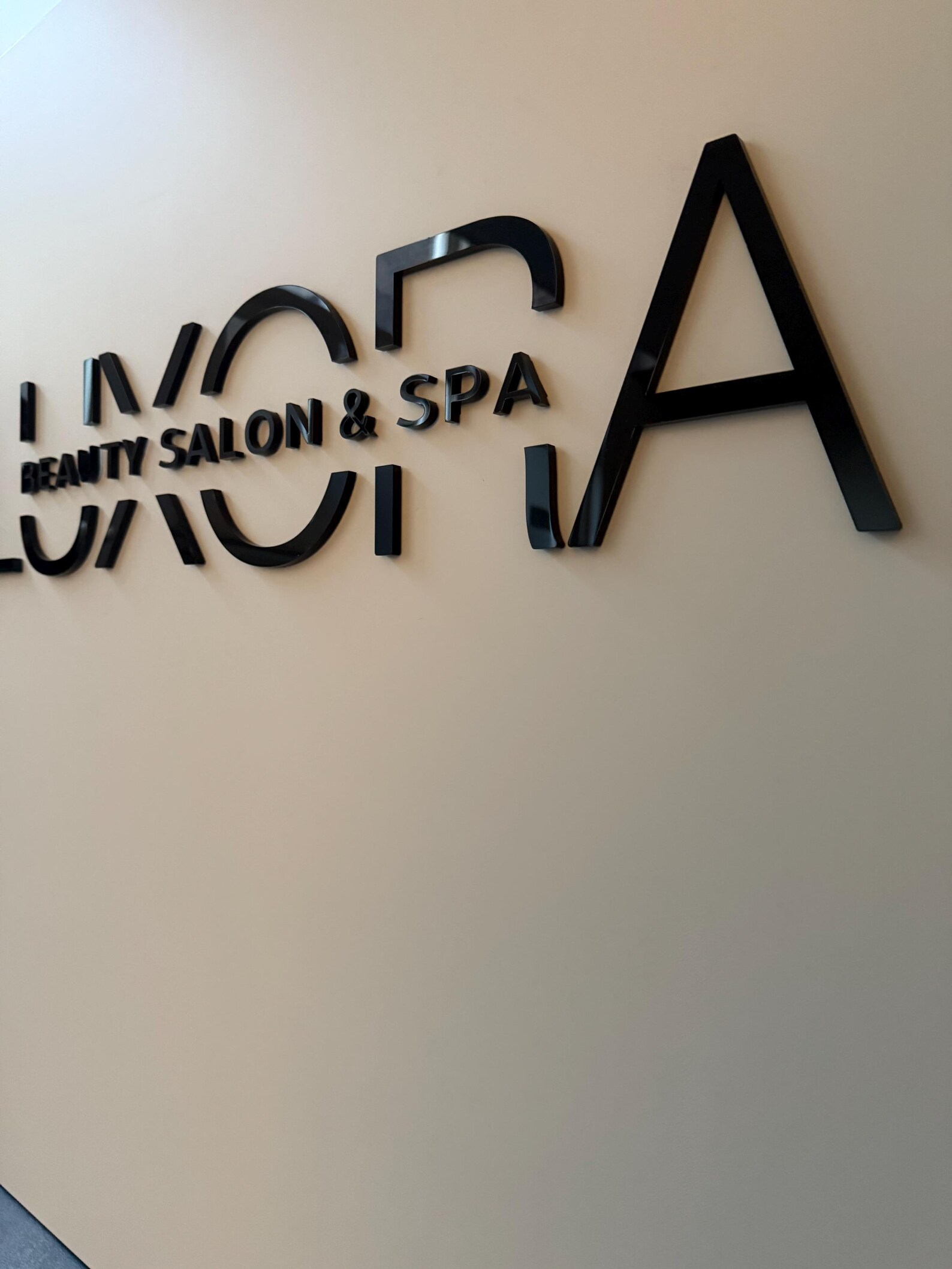 Custom Acrylic 3D Business Sign – Glossy Black Wall Letters - Etsy
