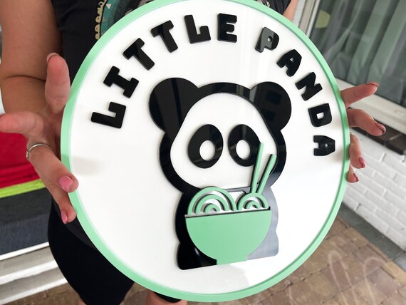 Custom Round Sign for Small Business With Stand Offs - Etsy