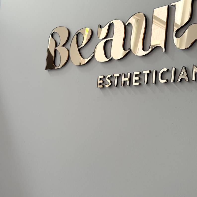Esthetician Treatment Room Sign – Custom 3D Salon Logo - Etsy