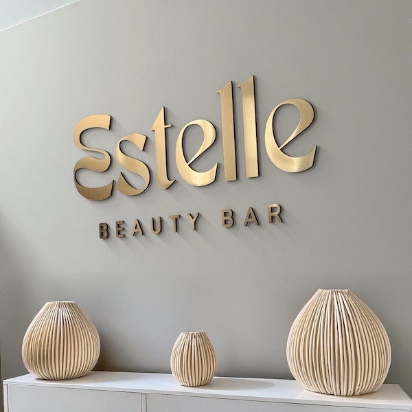 Gold Wall Letters - Etsy