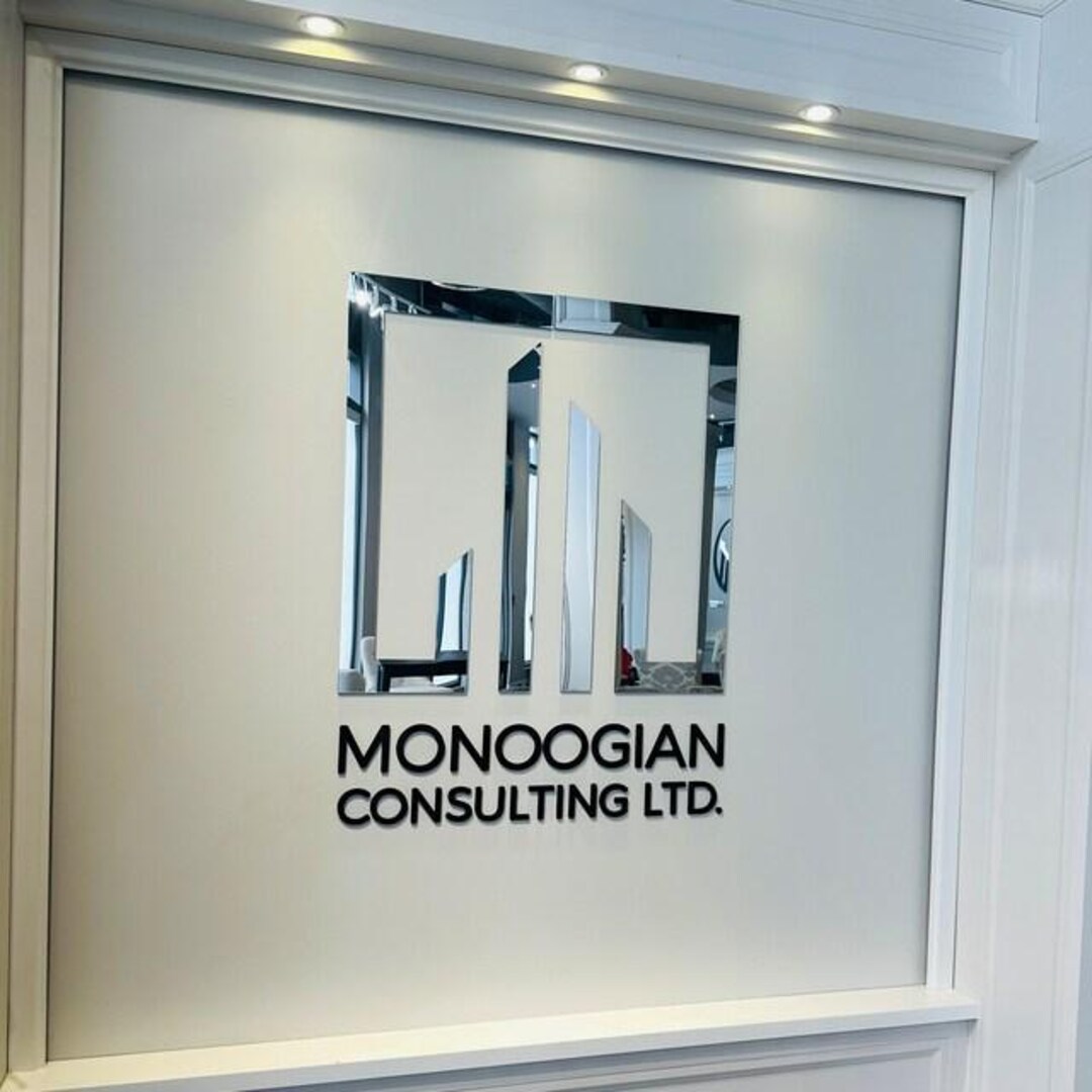 Cut 3D Logo Sign – Floating Wall Logo, Easy Install With Template ...