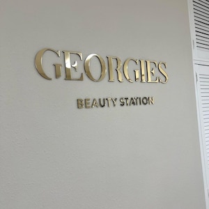 3D Wall Letters , Large Custom Acrylic Lobby Sign , Easy to Install - Etsy