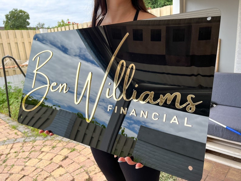 Unique Custom Made Business Sign for Your Company With Stand - Etsy