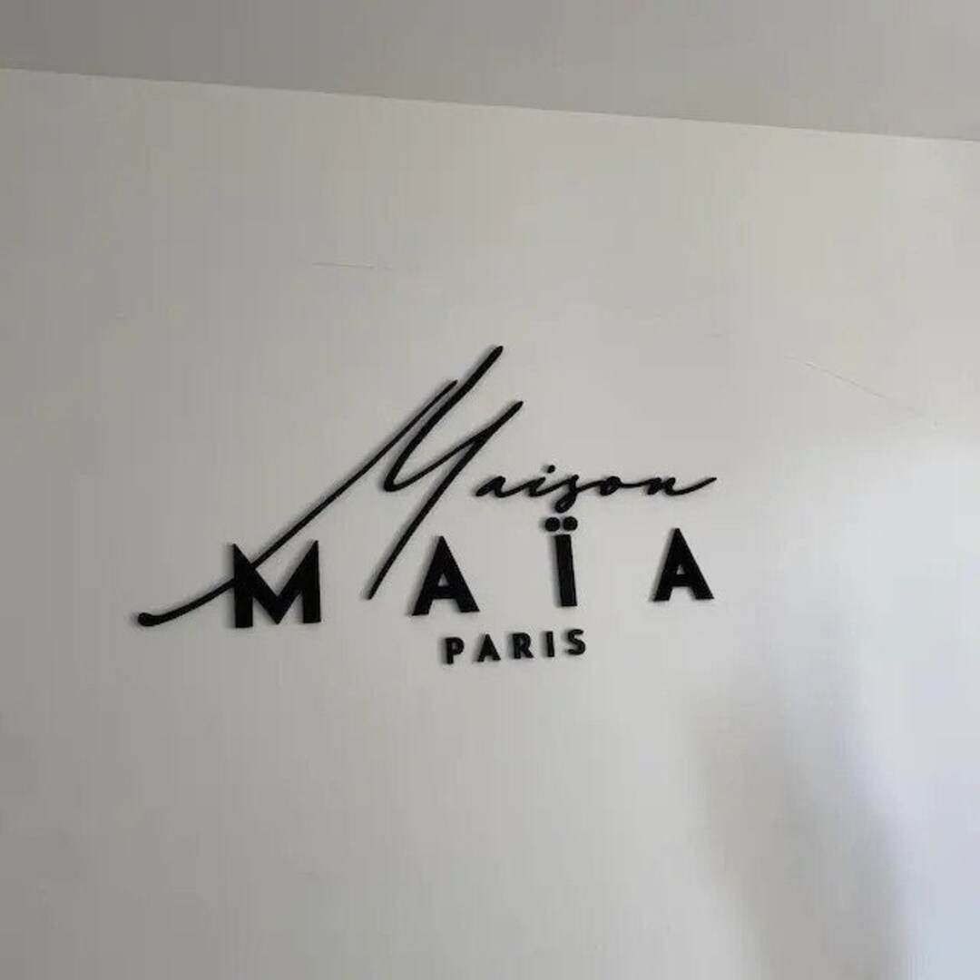 Large Wall Sign for Businesses, Custom Acrylic Lobby Sign – Includes ...