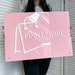 Pink and White Custom Sign for the Wall With All Mounting Material ...