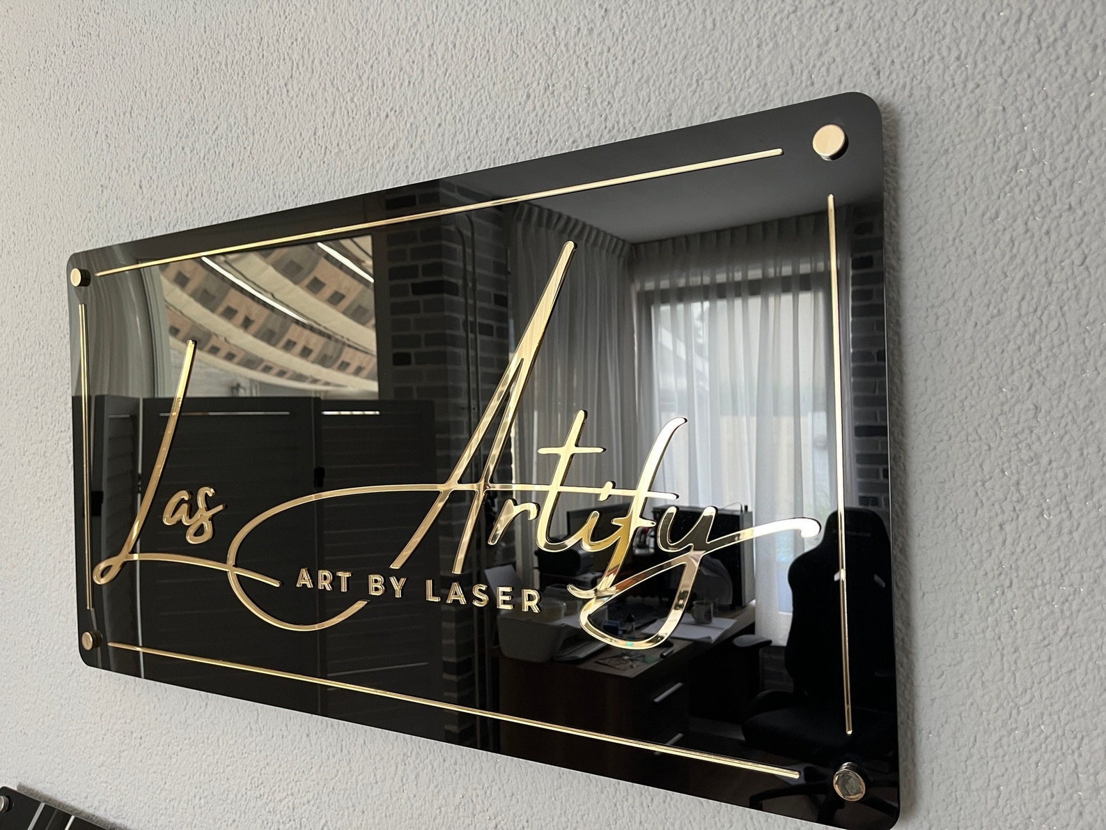 Unique Custom Made Business Sign for Your Company With Stand - Etsy