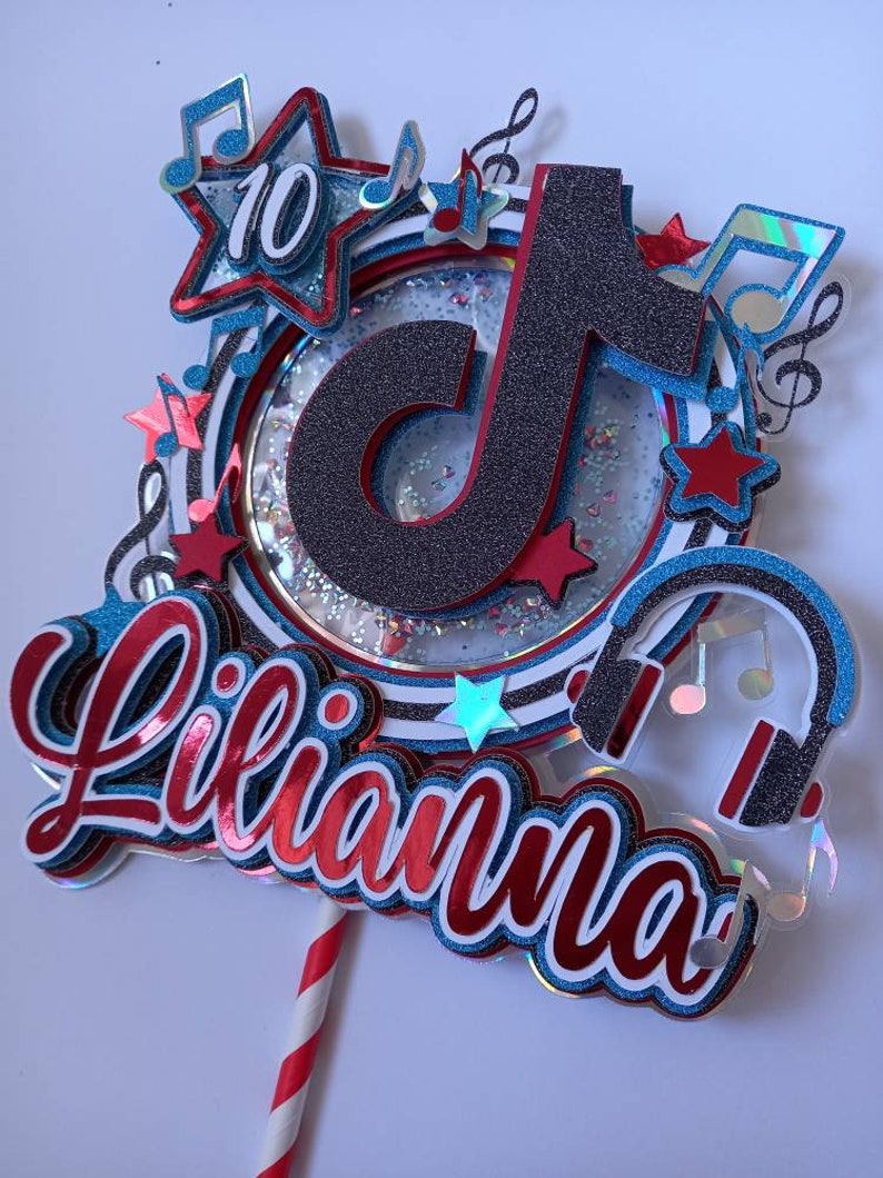 Tik Tok Cake Topper Shaker - Etsy