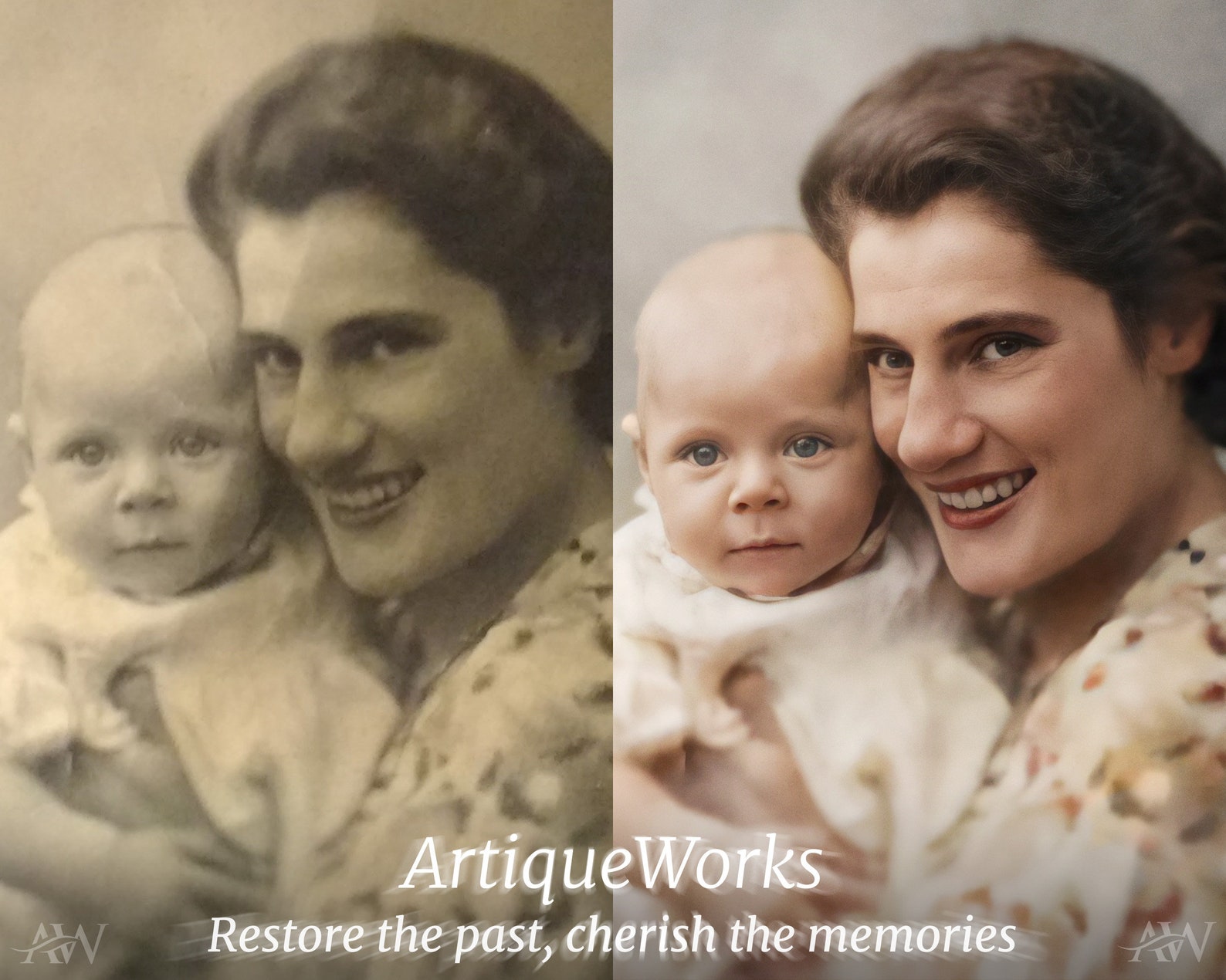 Vintage Photo Restoration Service, Restore Old Picture, Improve Photo ...