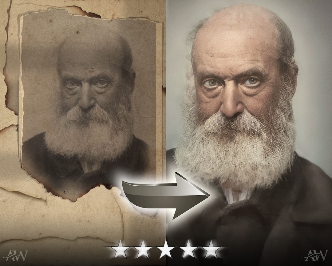 Vintage Photo Restoration Service, Restore Old Picture, Improve Photo ...