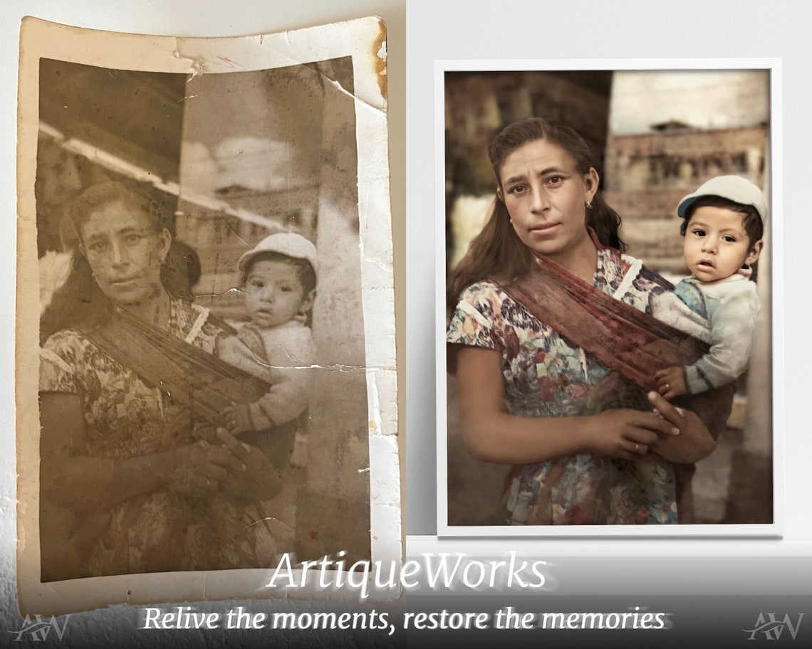 Vintage Photo Restoration Service, Restore Old Picture, Improve Photo ...