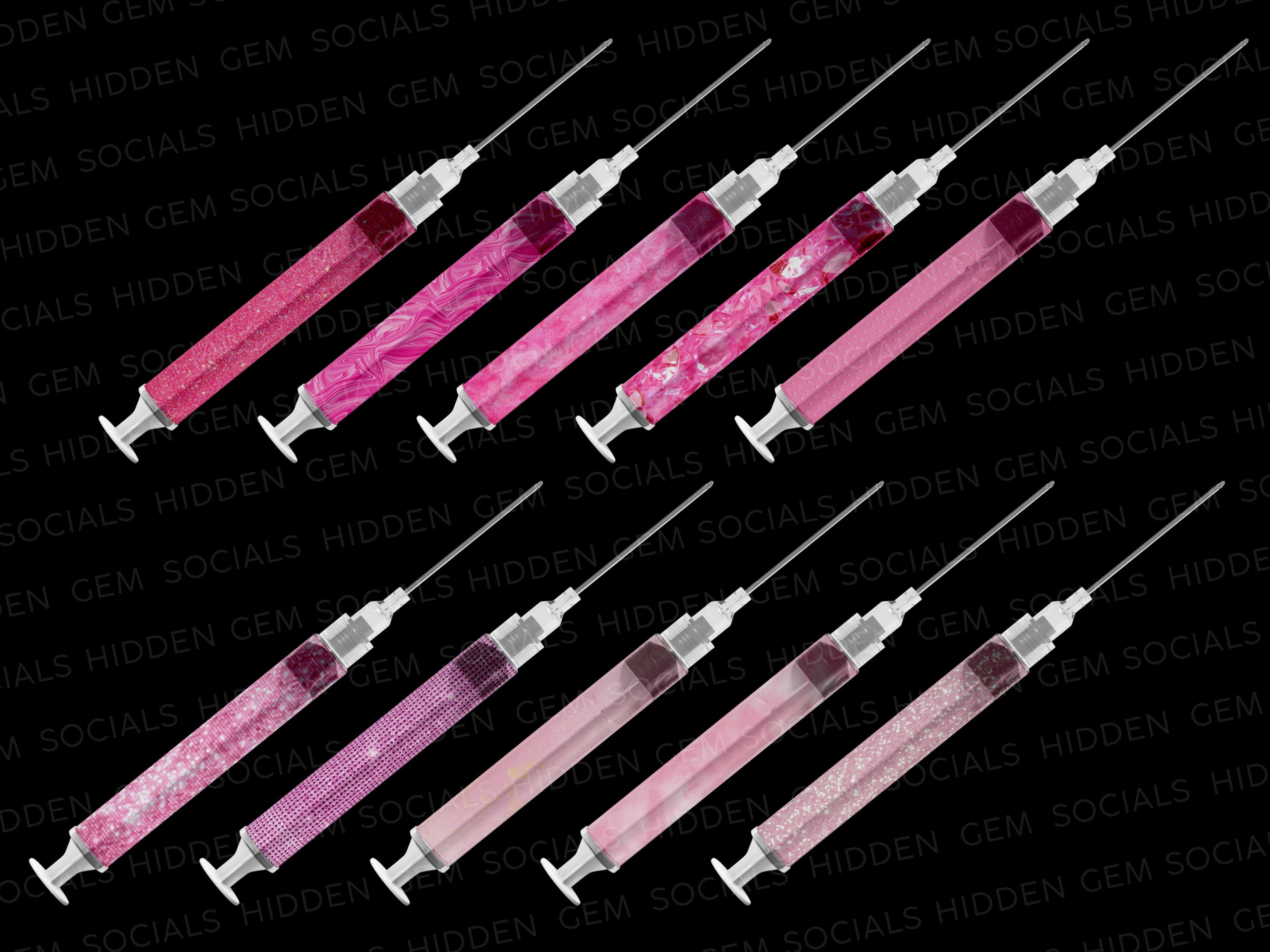 Pink Syringe Clip Art