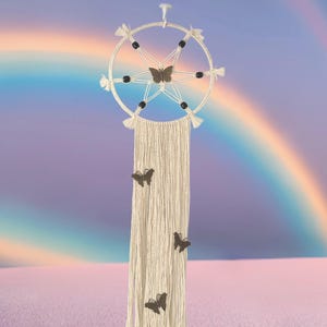 Boho Butterfly Macrame, Bougie Wall Hanging - Etsy