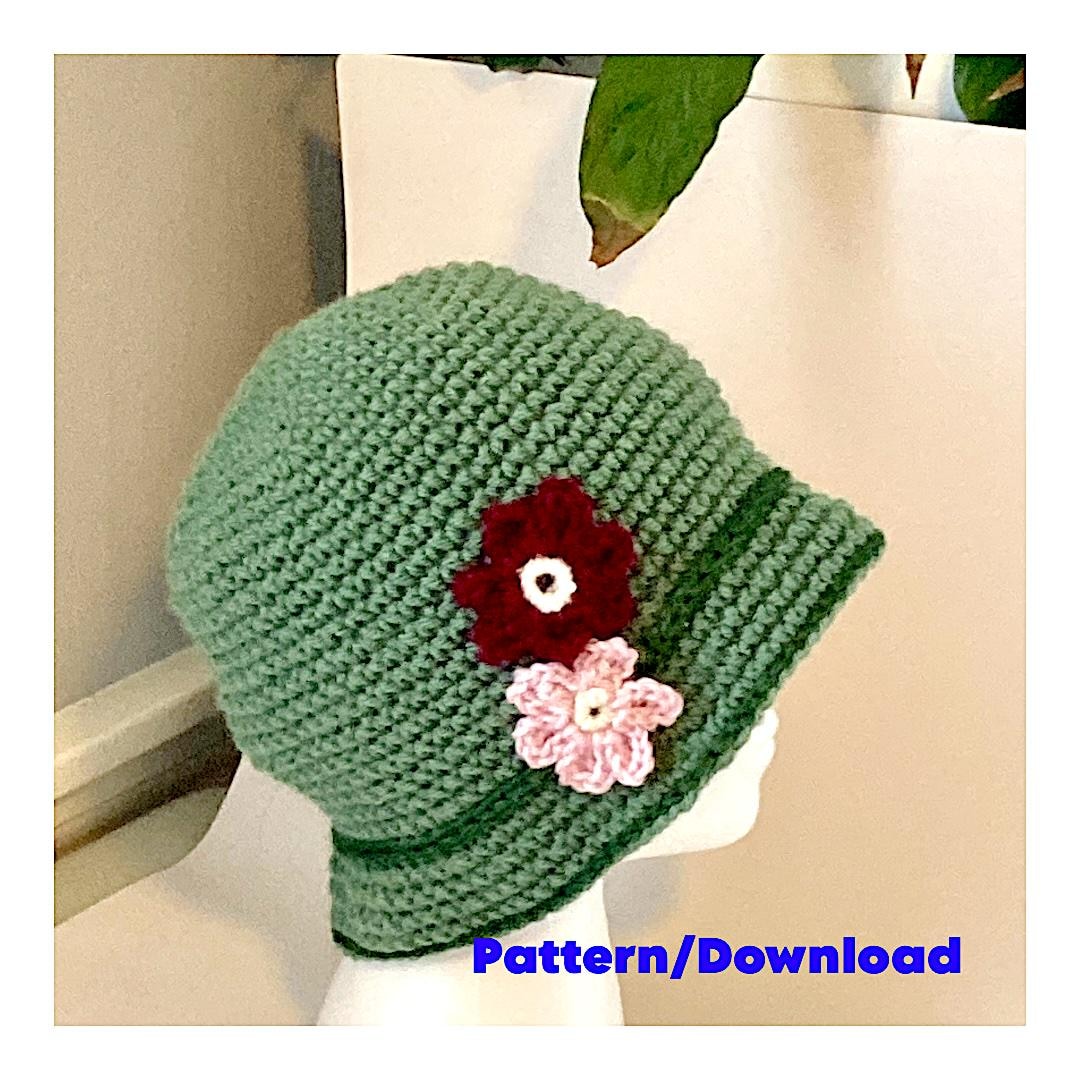 Crochet Cloche Hat Pattern, Beginner Friendly (PDF Pattern) - Etsy
