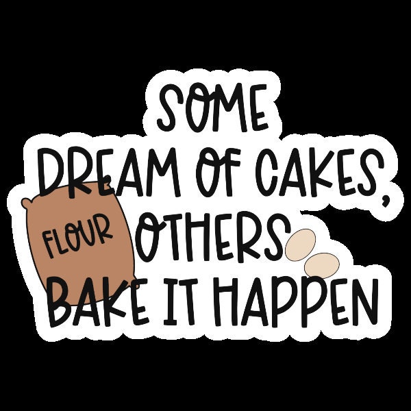 Baking Puns Digital Stickers PNG Print Then Cut Ready Cricut Goodnotes ...