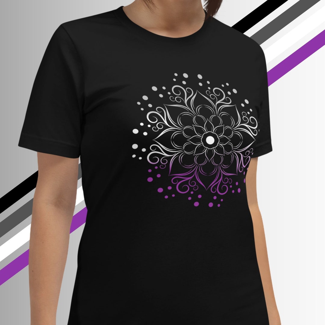 Asexual Mandala Shirt Asexual Pride Shirt Mandala Asexual Clothing ...
