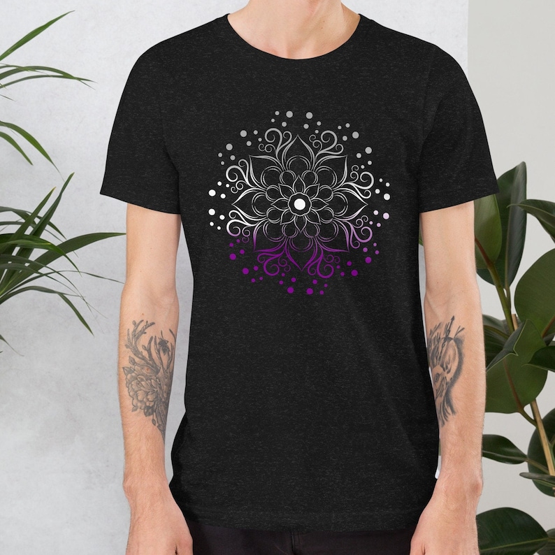 Asexual Mandala Shirt Asexual Pride Shirt Mandala Asexual Clothing ...
