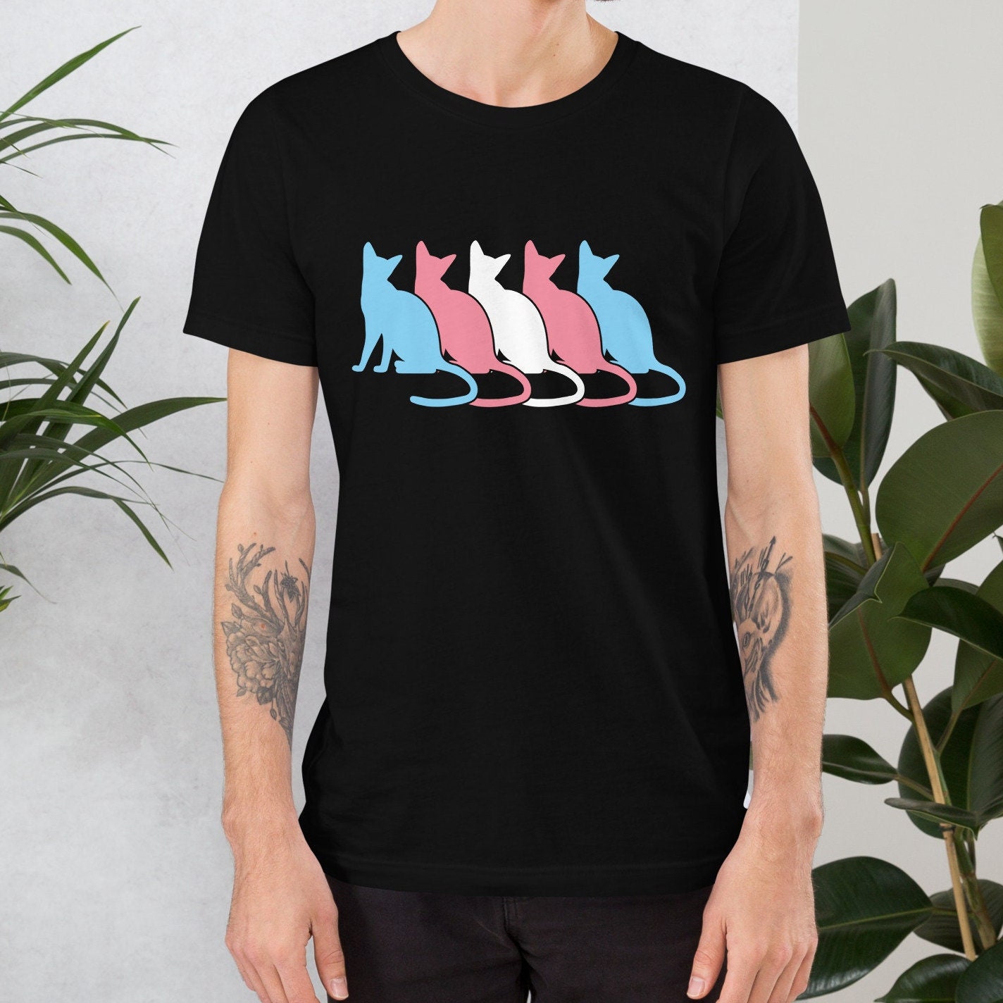 Transgender Shirt Cats Trans Pride Outfit Transgender Gift. Transgender ...