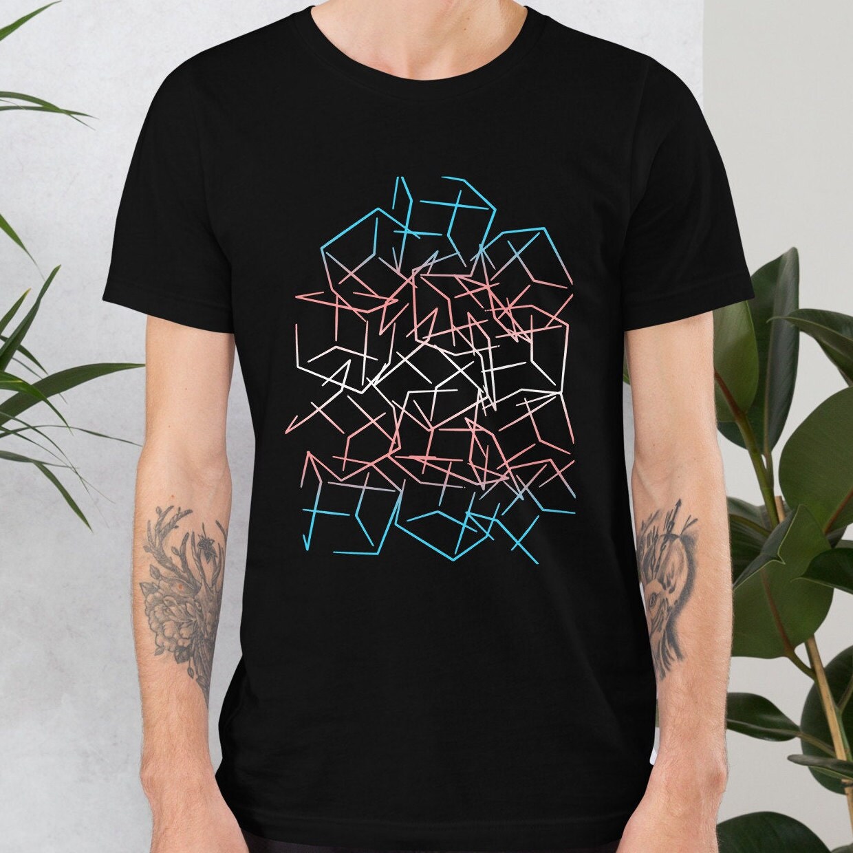 Transgender Shirt Ice Cubes Subtle Pride Shirt Transgender Pride Shirt ...