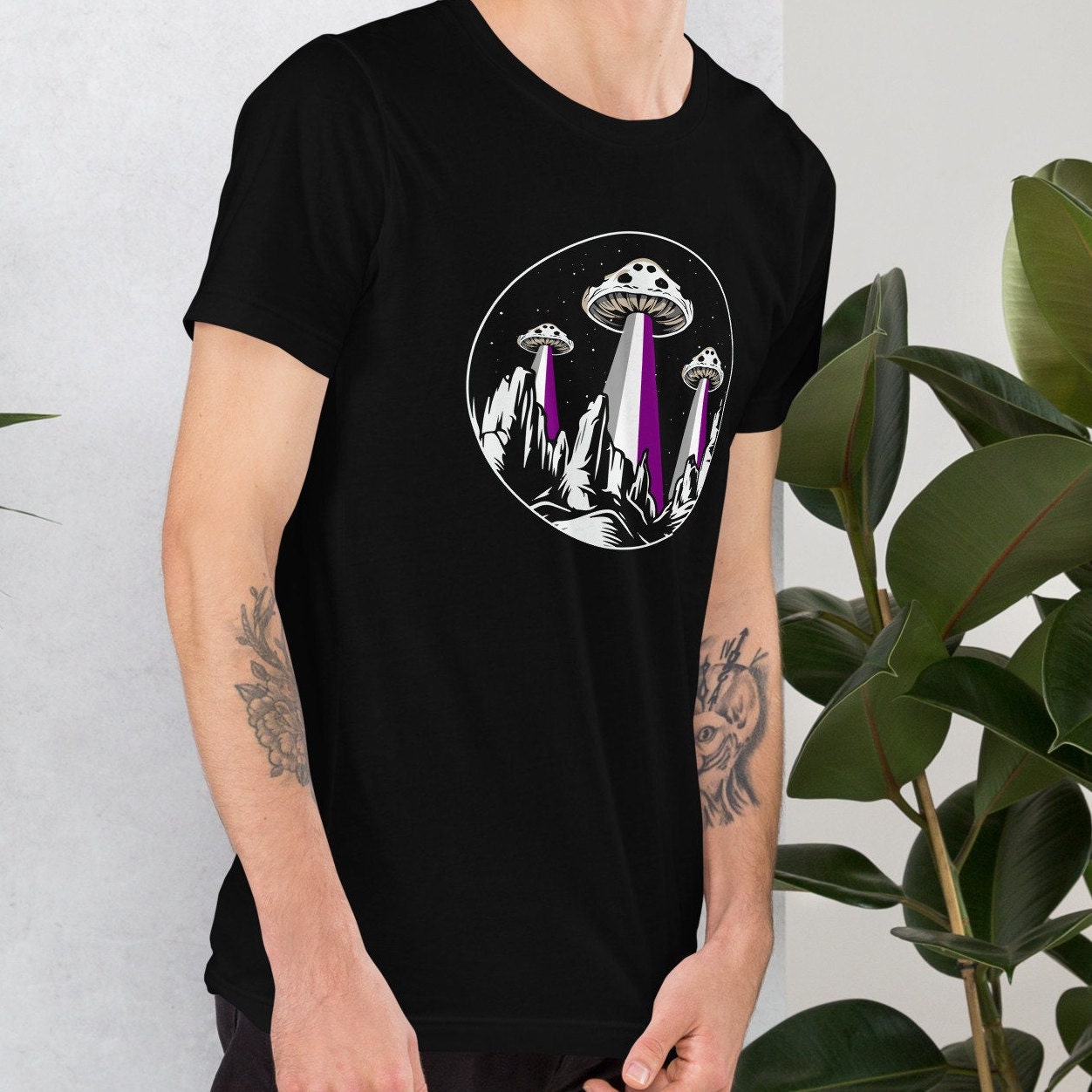 Asexual Shirt UFO Asexual Pride Shirt Alien Ace Pride UFO Shirt Asexual ...