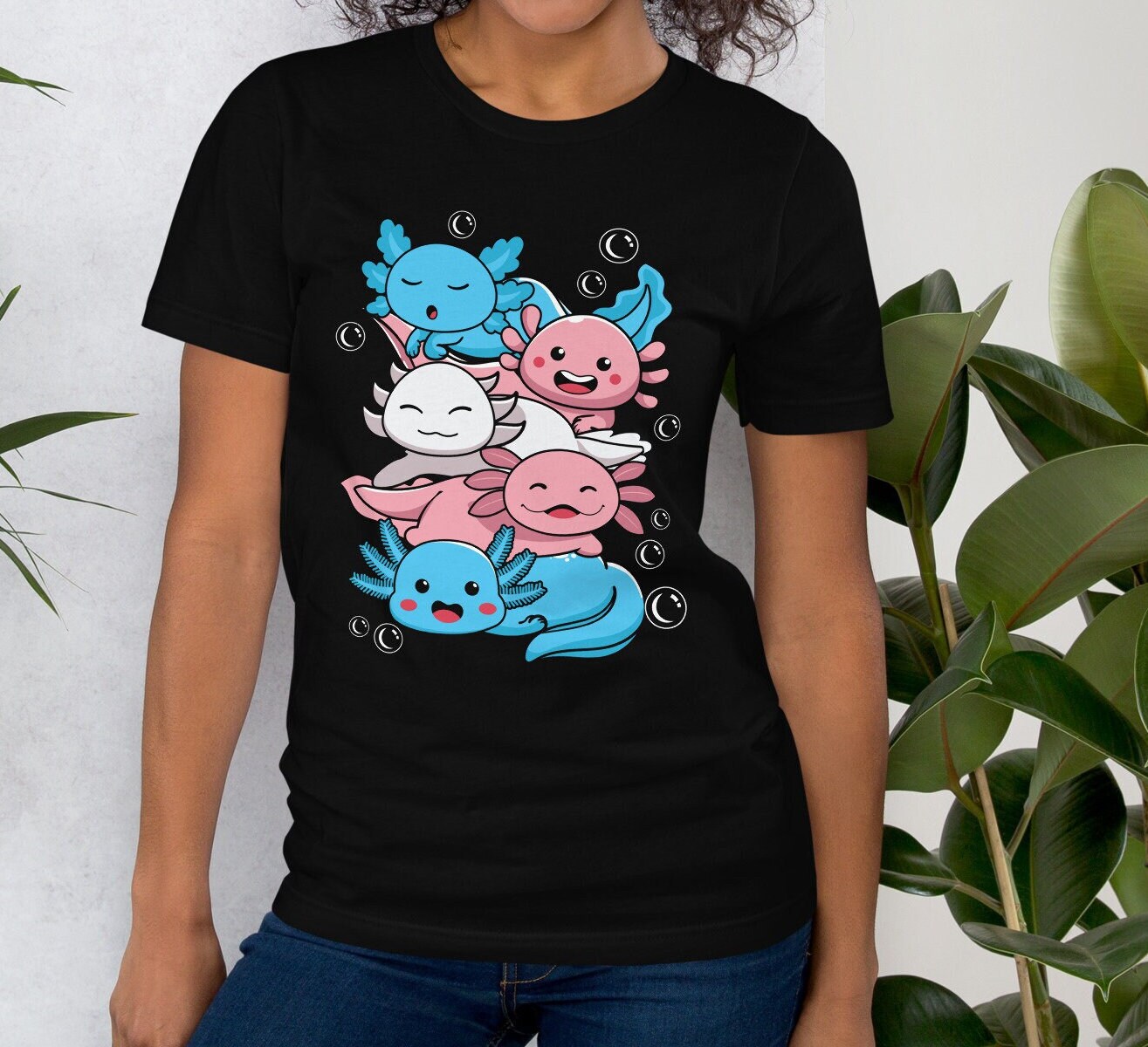 Transgender Shirt Axolotl Trans Pride Outfit Transgender Pride Shirt ...