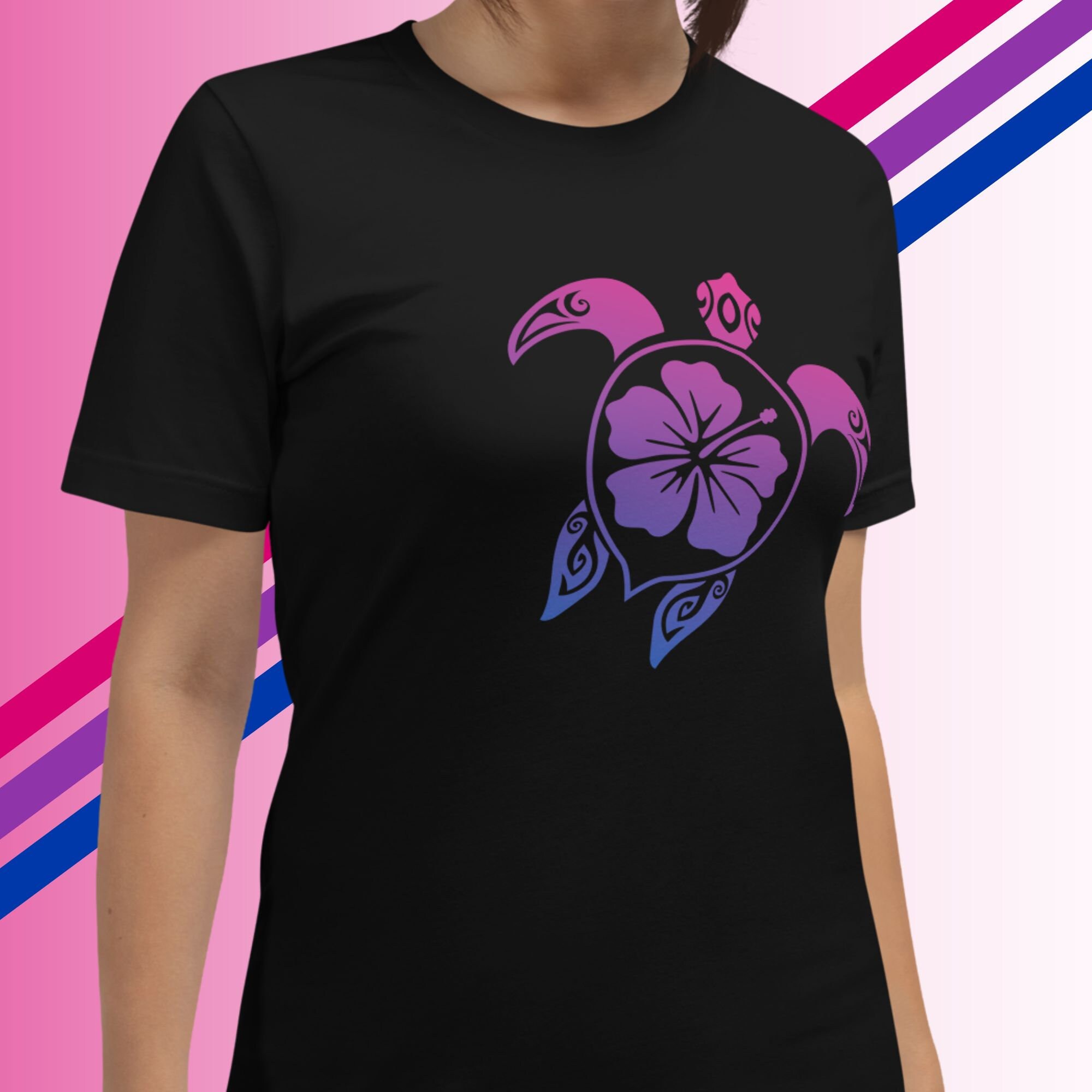 Bisexual Shirt Turtle Bisexual Pride Outfit Bi Pride Shirt Bisexual ...