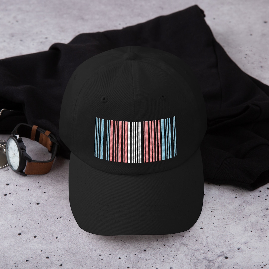 Transgender Pride Hat Human Barcode Transgender Hat Trans Cap Trans ...