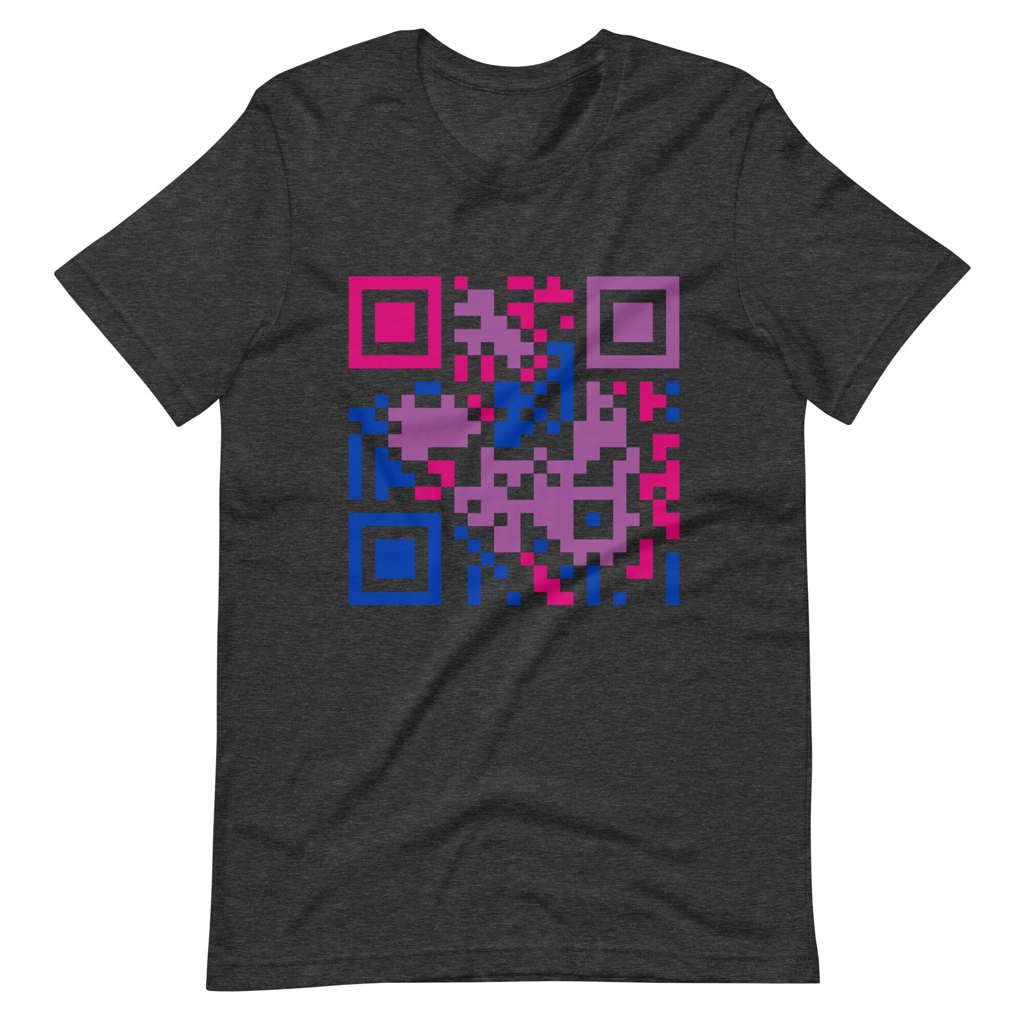 Bisexual Shirt QR Code Bisexual Pride Month T-shirt Bisexual Gift Bi Pride Outfit Bisexual ...