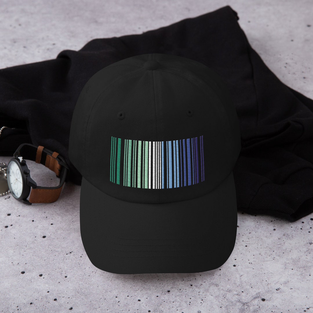 MLM Pride Hat Human Barcode. MLM Hat. Gay Cap. MLM Pride Cap. Pride ...