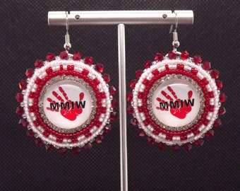 Mmiw Beaded Earrings - Etsy