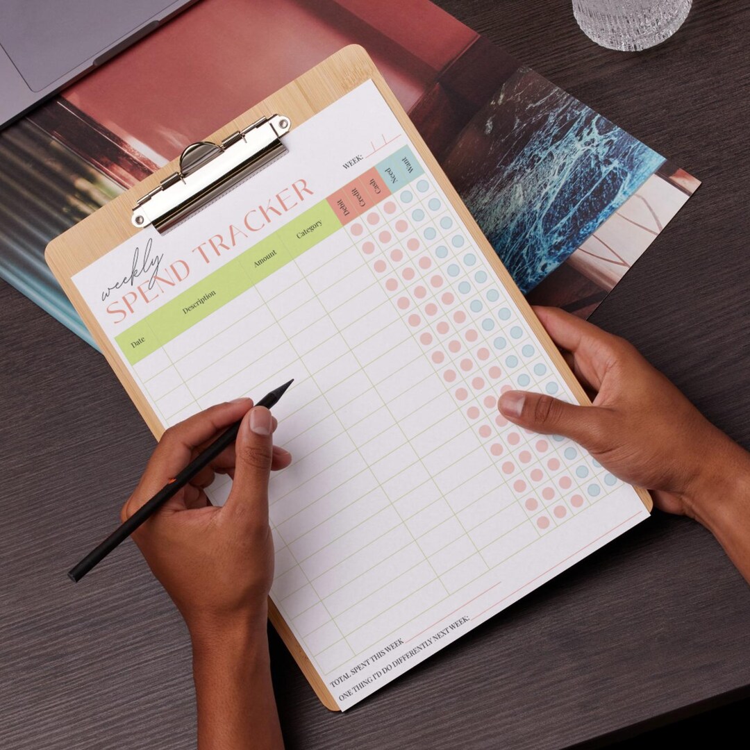Daily Spend Tracker Printable | Intentional Budget Planner | Daily ...