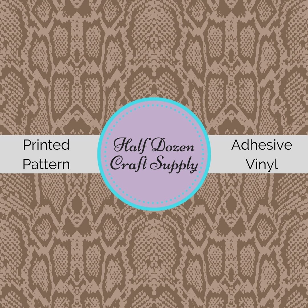 Snake Print Pattern Vinyl, Printed Vinyl, Adhesive Vinyl, Craft Vinyl ...