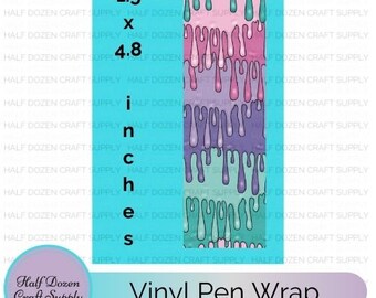 Crayon Vinyl Pen Wrap, Gel Pens, Glitter Pens, Resin Pens, Epoxy Pens ...