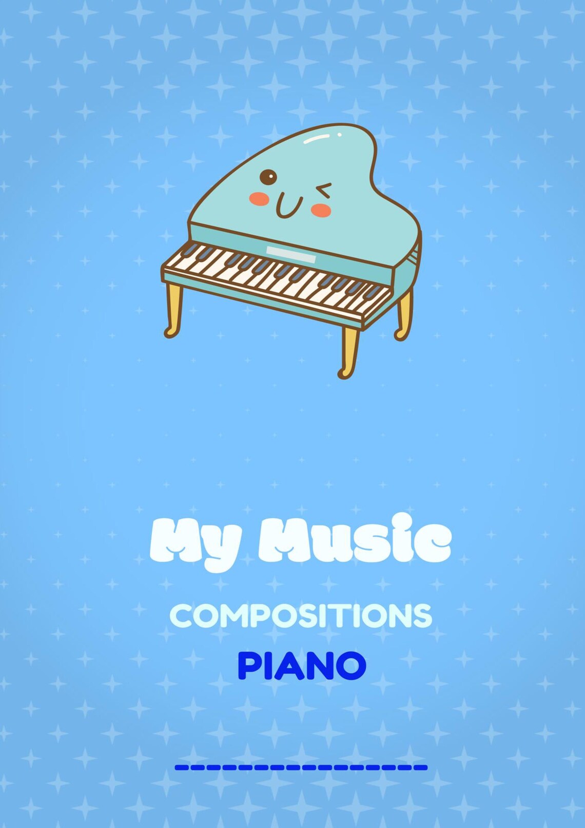 Printable PIANO Composition Sheet Music | 10 Staves per Page | Instant ...