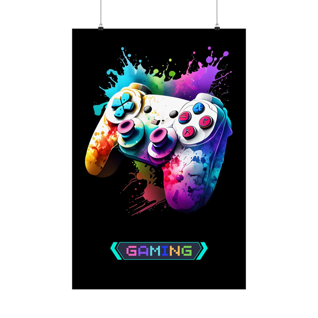 Gaming Poster - Etsy