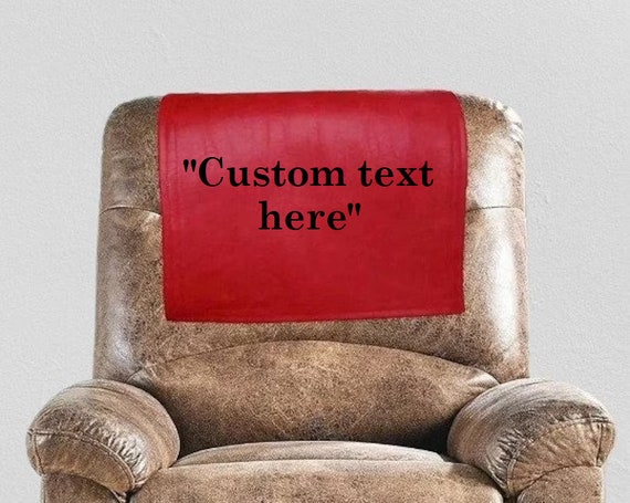 Noori Leather RED Colour RECLINER Chair HEADREST Cover - Etsy