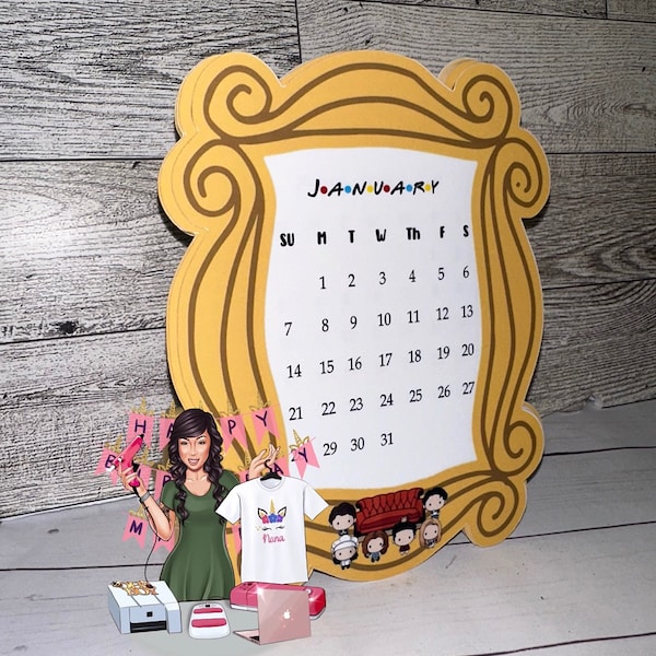 Friends Desk Calendar - Etsy