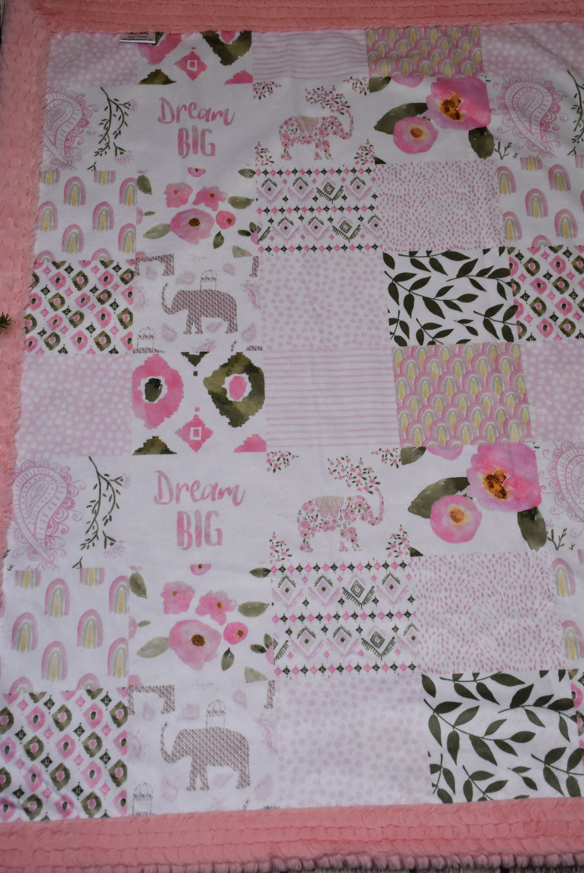 Elephant Minky Fabric by Yard-minky Print Fabric 54 - Etsy