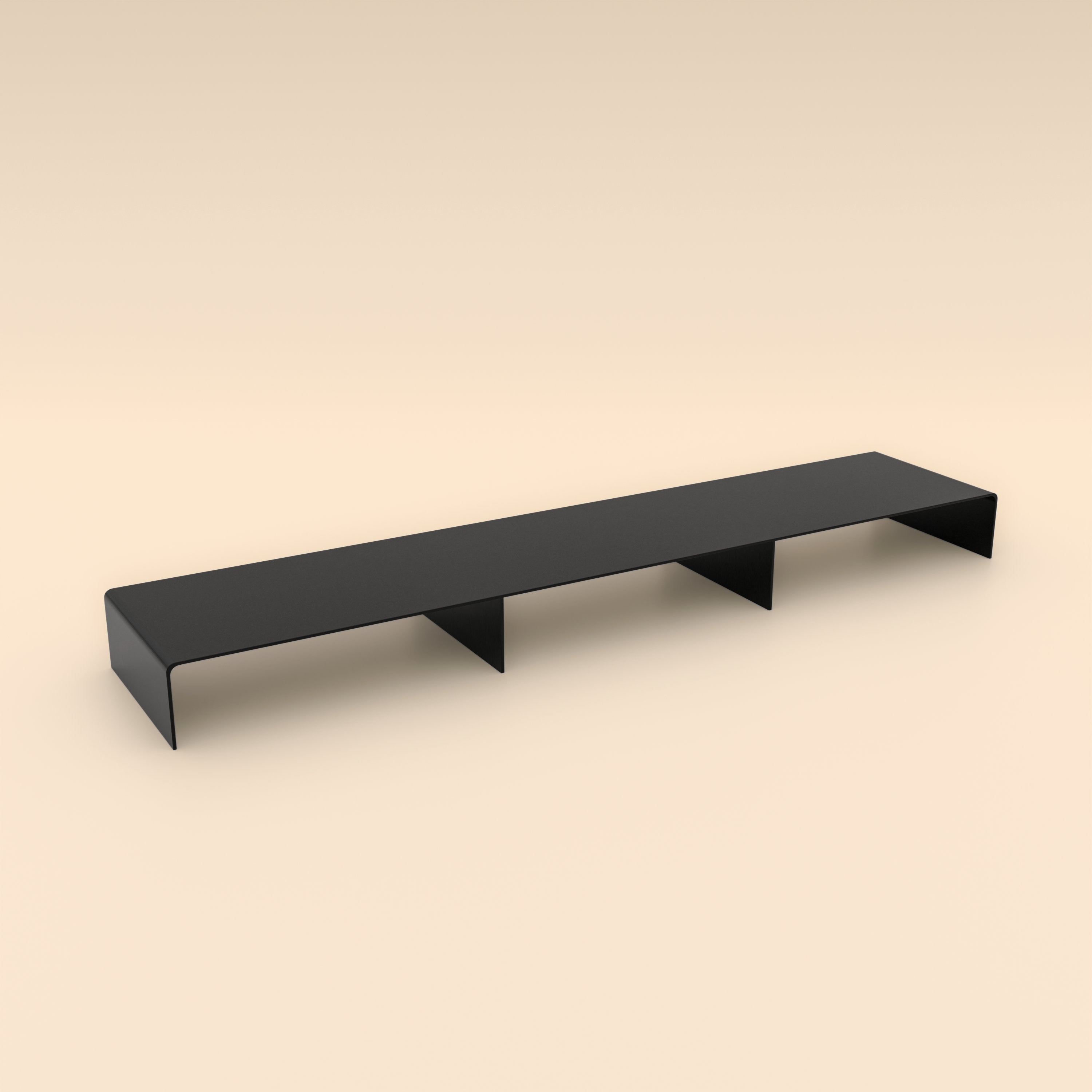 Metal TV Stand, Dual PC Monitor Stand, Elegant Television Cabinet ...