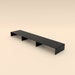 Metal TV Stand, Dual PC Monitor Stand, Elegant Television Cabinet ...