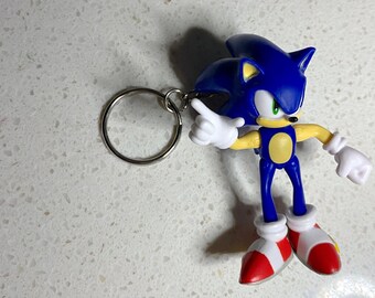 Sonic the Hedgehog Keychain - Etsy