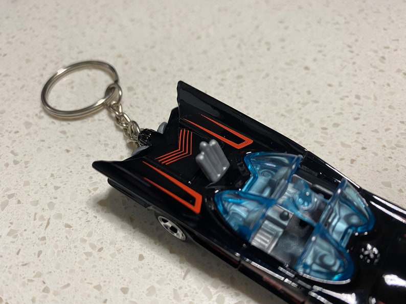 Hot Wheels Keychain Batman TV Show Batmobile Keyring DC Comics - Etsy
