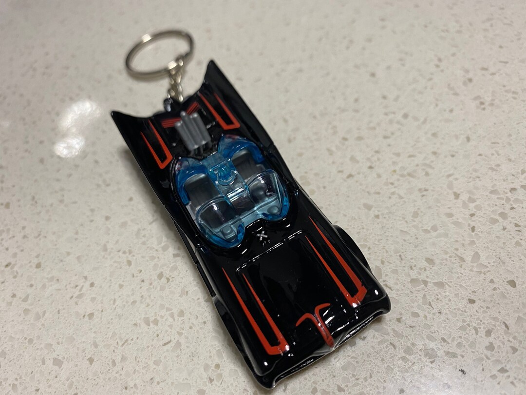 Hot Wheels Keychain Batman TV Show Batmobile Keyring DC Comics - Etsy