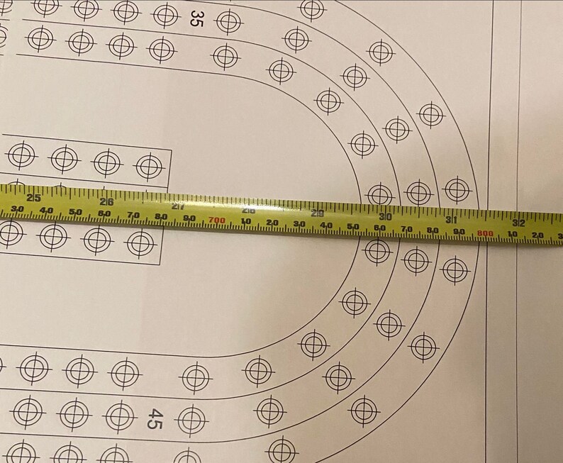 Large Cribbage Board Paper Template DIY - Digital Download - Etsy
