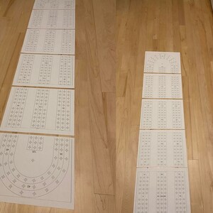 Extra Large Cribbage Board Printable Template DIY - Etsy